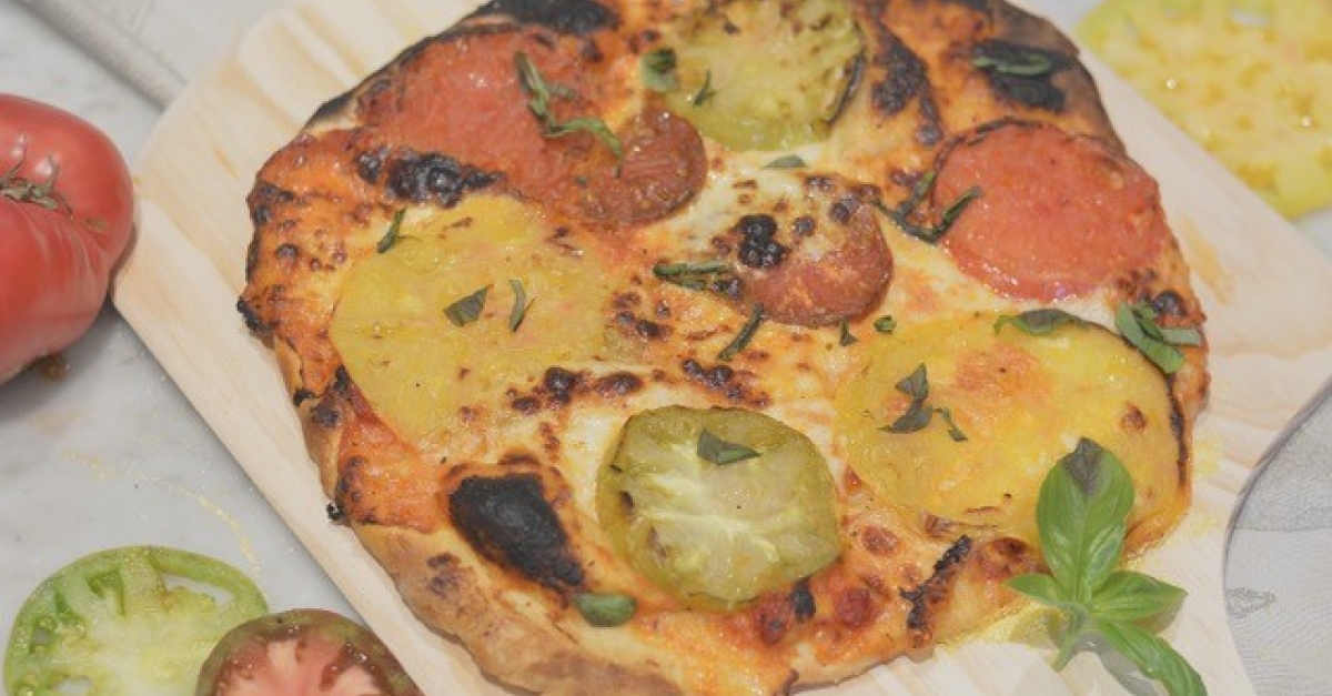 RECIPE Heirloom Tomato High Heat Pizza Wisconsin Public Radio RECIPE Heirloom Tomato High Heat Pizza Wisconsin Public Radio